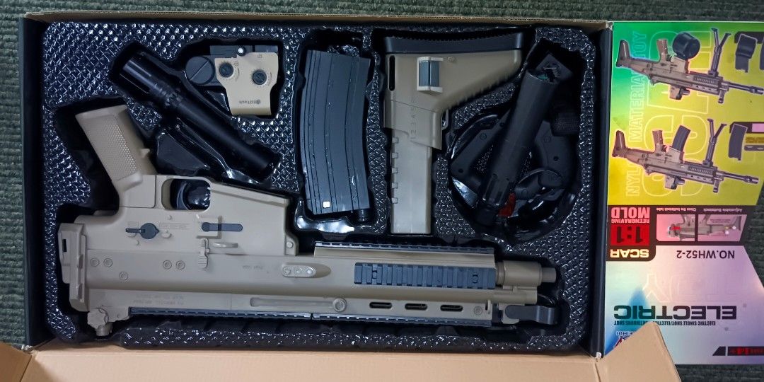 SCAR SERIES GEL BLASTER, Hobbies & Toys, Toys & Games on Carousell