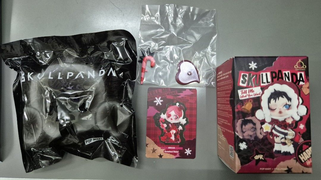 Skullpanda - Pop Mart - Tell Me What You Want - Sweetest Rebel - Sealed ...