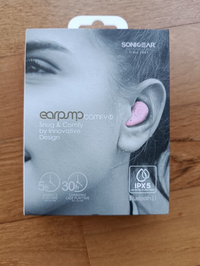 Sonic Gear sonicgear earpump comfy wireless BT Bluetooth earphones tws ...