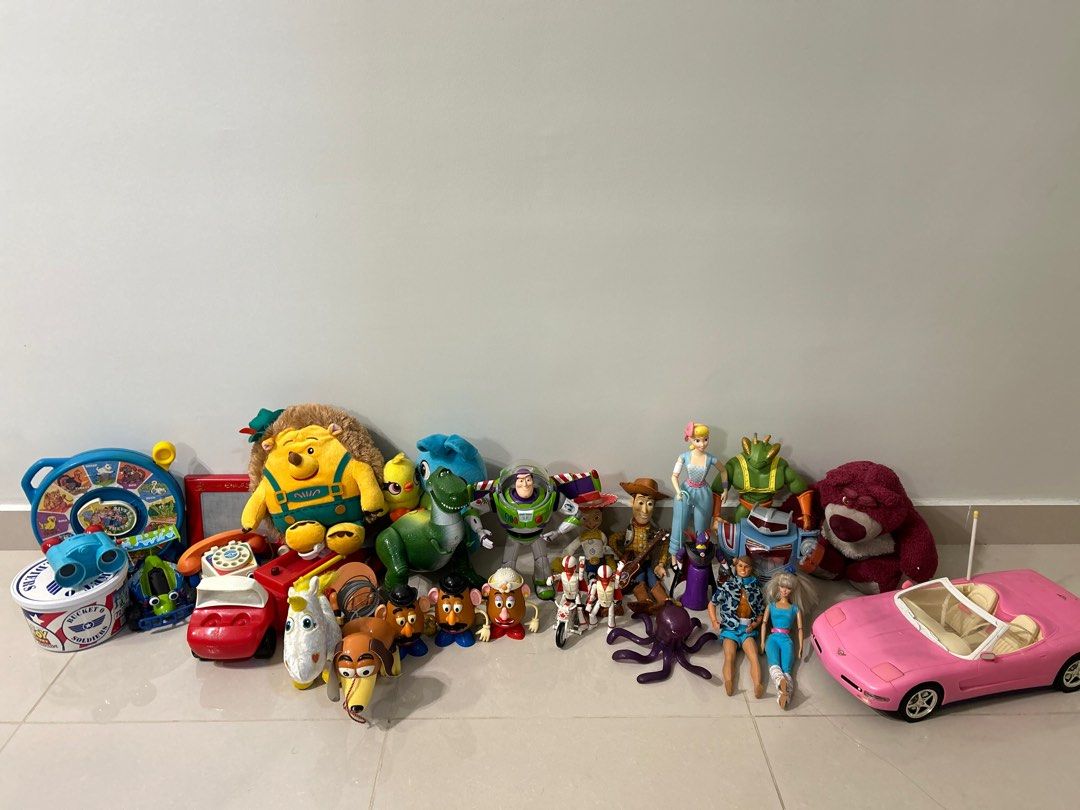 Toy Story Characters Movie Scale - Woody, Buzz Lightyear, Lotso, Slinky ...