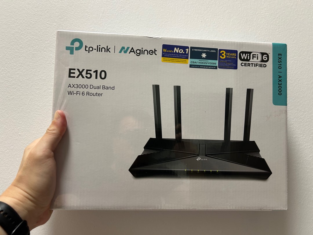 TP-Link EX510 Wifi 6 Router, Computers & Tech, Office & Business ...