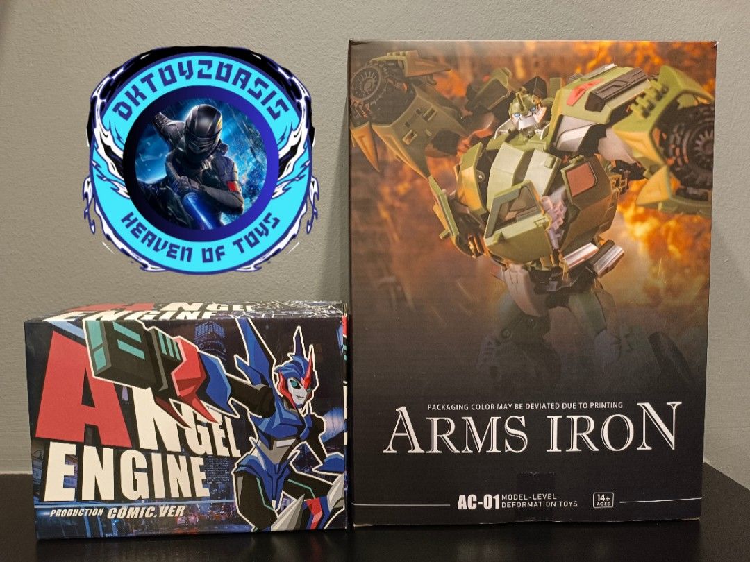 Transformers APC Toys Figures Angel Engine Arcee & Arms Iron Bulkhead ...