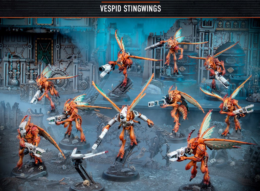 Warhammer Kill Team Vespid StingWings Toy model, Hobbies & Toys, Toys ...