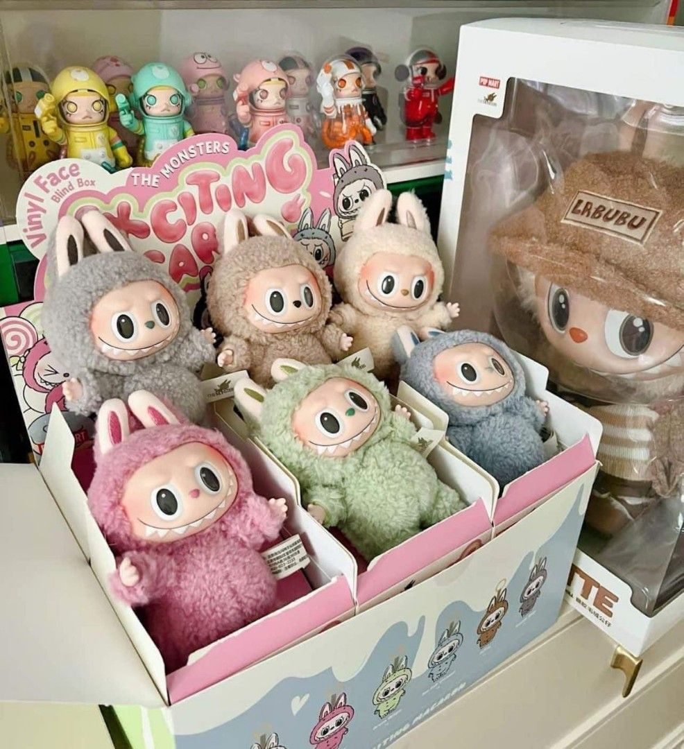 100% Authentic Labubu The Monsters Exciting Macarons Keychain V1 ...