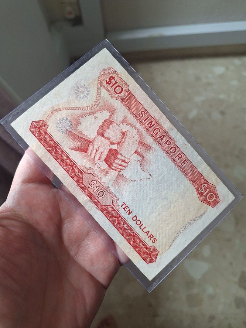 $10 orchid series Singapore currency ten dollars old banknote notes ...