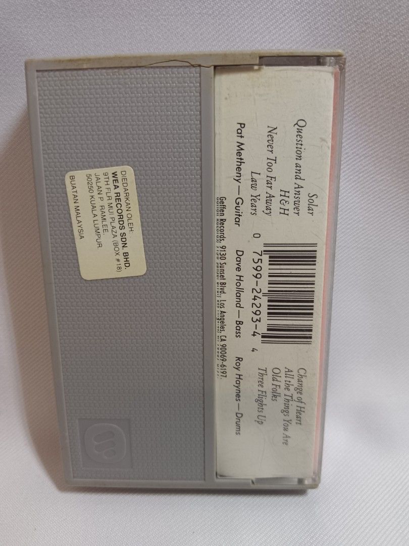 (1990) Vintage English Cassette Jazz Pat Metheny Dave Holland Roy Haynes Question And Answer ...