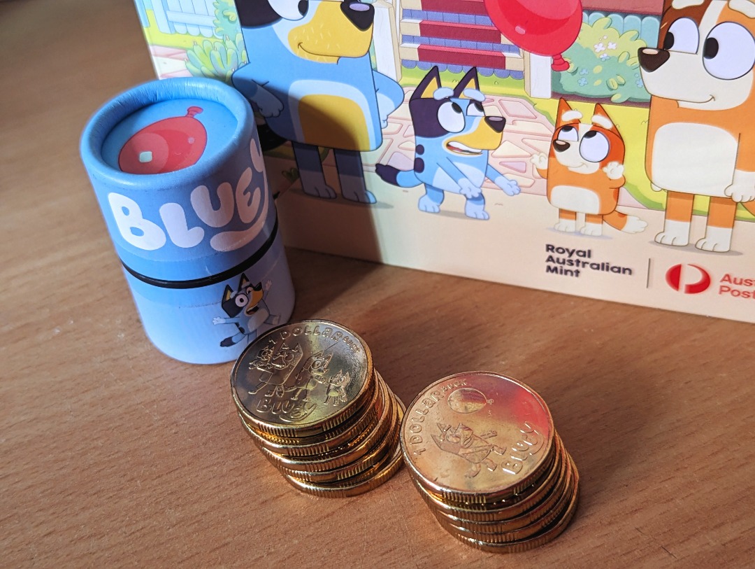 2024 Bluey 10-Coin Set (Uncirculated) with Tube (Unsealed) and ...