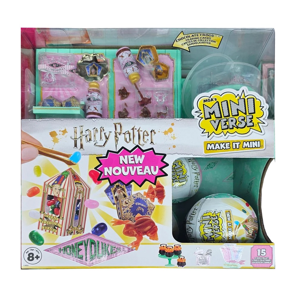 MGA Miniverse - Make It Mini Harry Potter Honey Dukes (15 pcs) 迷你宇宙：哈利 ...