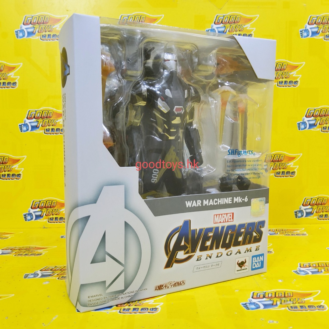 中古已開封 BANDAI 魂商店限定 SHF AVENGERS ENDGAME WAR MACHINE MK-6 復仇者聯盟4終局之戰 ...