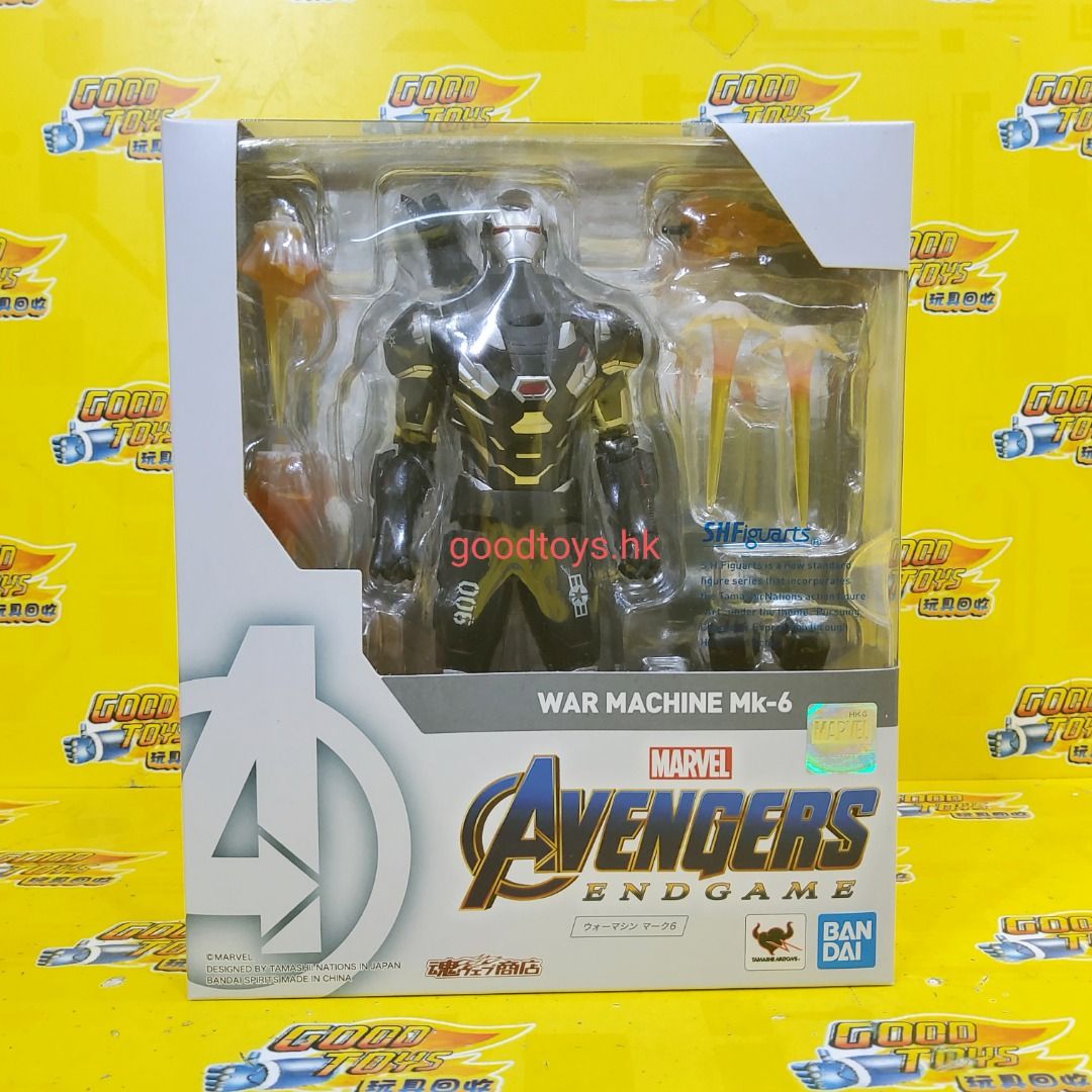 中古已開封 BANDAI 魂商店限定 SHF AVENGERS ENDGAME WAR MACHINE MK-6 復仇者聯盟4終局之戰 ...