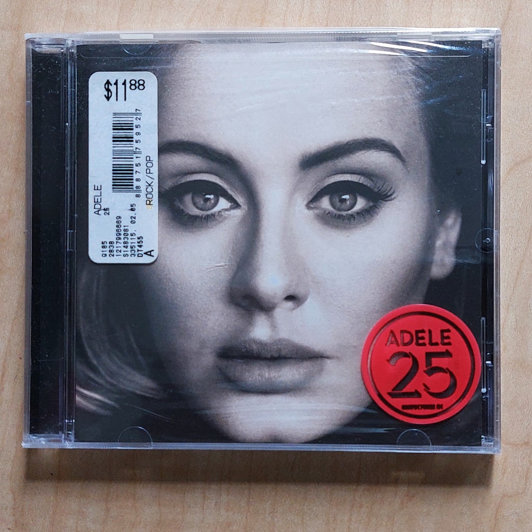 ADELE 25 CD, Audio, Portable Audio Accessories on Carousell