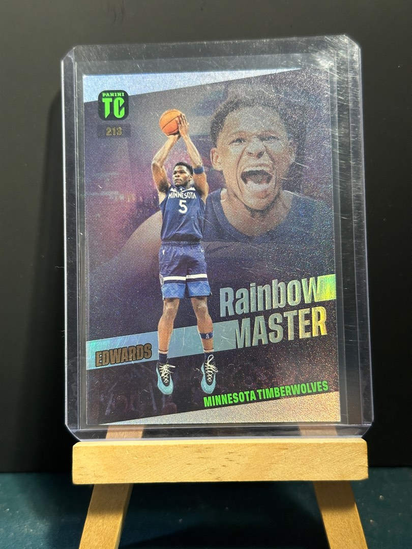 Anthony Edwards NBA Top Class Rainbow Master Insert Card, Hobbies ...