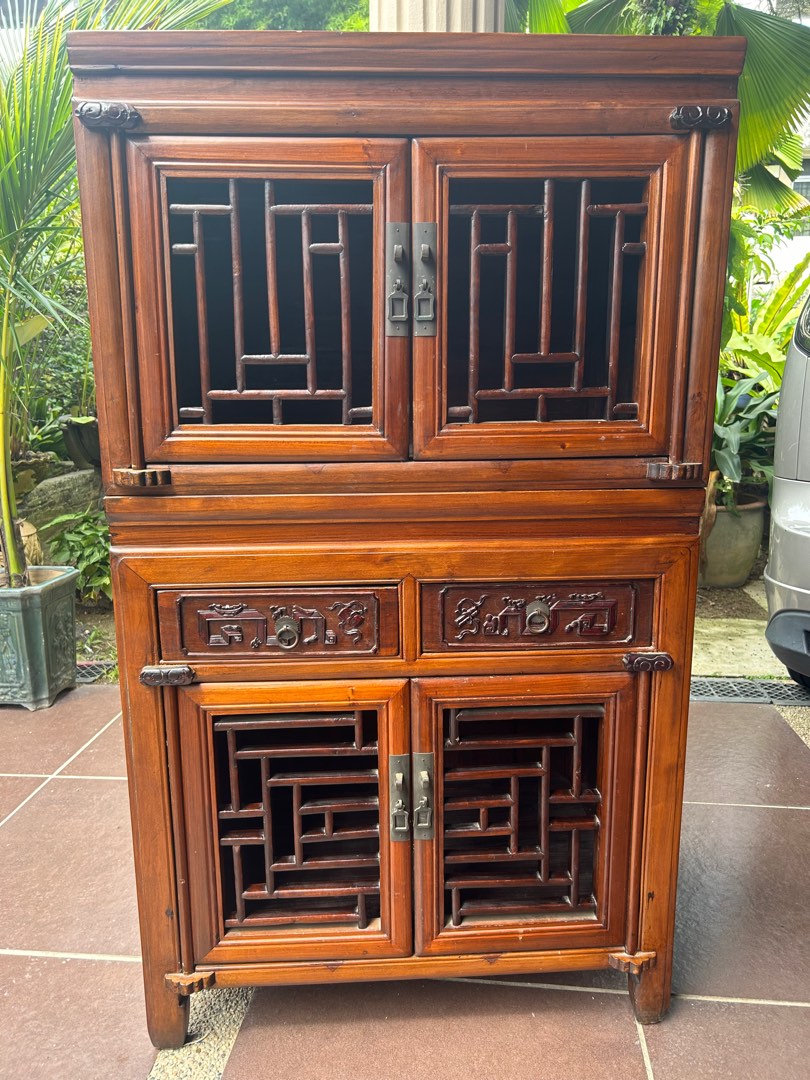 Antique Chinese Kitchen Cabinet FVun5801124a10, Furniture & Home Living ...
