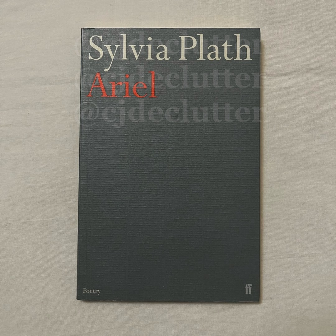 Ariel by Sylvia Plath (flap cover), Hobbies & Toys, Books & Magazines ...