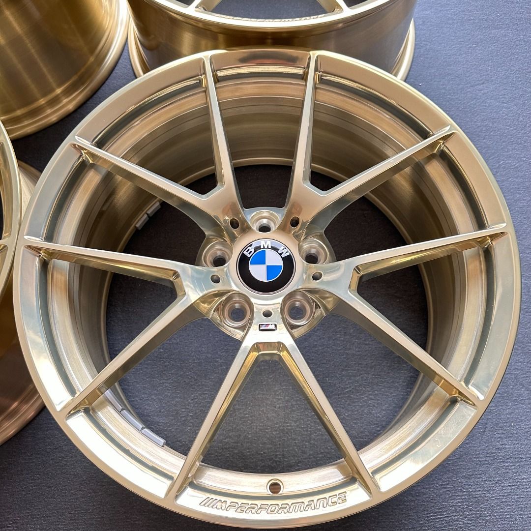 BMW M4 763M 19 inch original wheels/rims F80/F82/F87, Auto Accessories on Carousell