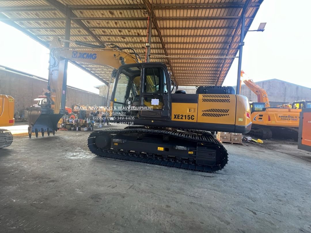 Brand New Excavator XCMG XE215C isuzu engine 1cbm with breaker line ...