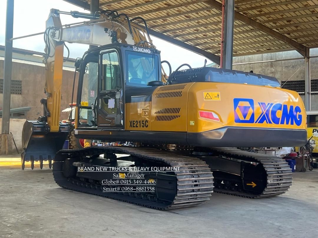 Brand New Excavator XCMG XE215C isuzu engine 1cbm with breaker line ...
