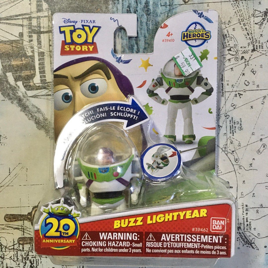 Buzz Lightyear Hatch n' Heroes 20th Anniversary Toy Story Disney Pixar ...