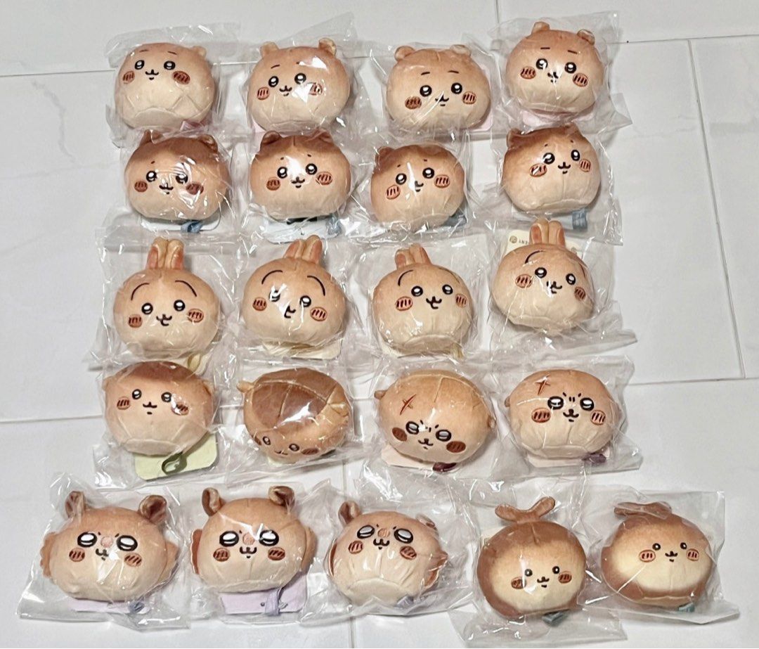 Chiikawa bread chewy mascots usagi hachiware otter momonga kurimanju ...