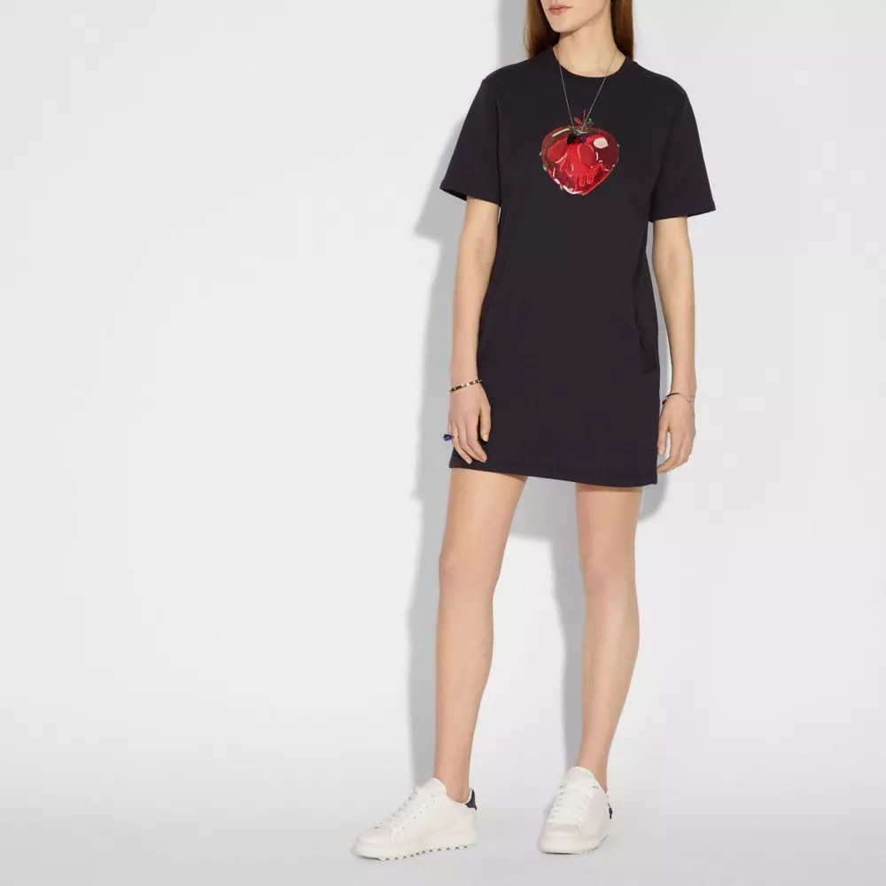 COACH X DISNEY POISON APPLE T SHIRT DRESS, Women's Fashion, Dresses ...
