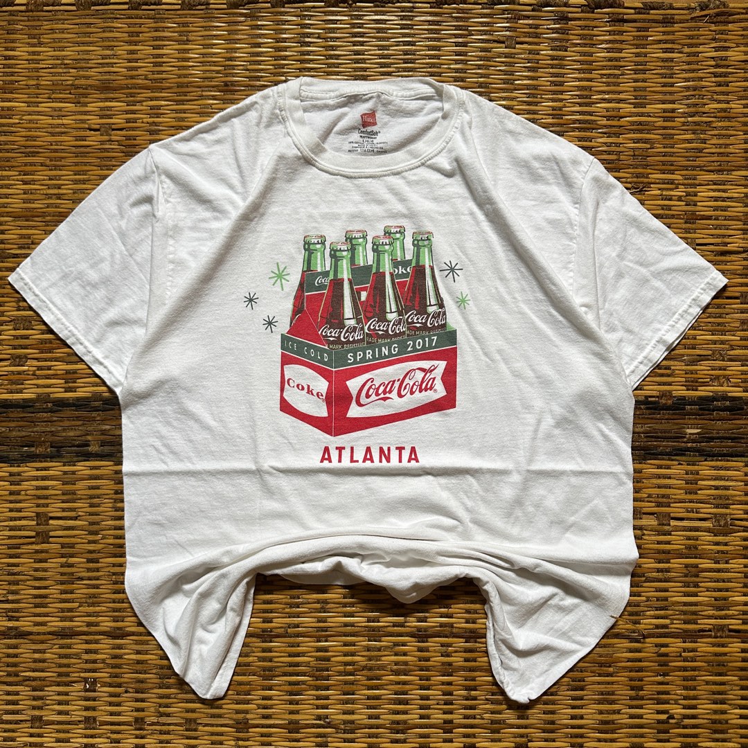 Coca Cola Atlanta Tshirt, Men's Fashion, Tops & Sets, Tshirts & Polo ...