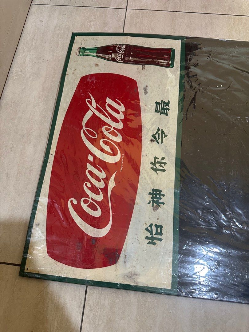 Coca cola sign board, Hobbies & Toys, Collectibles & Memorabilia ...