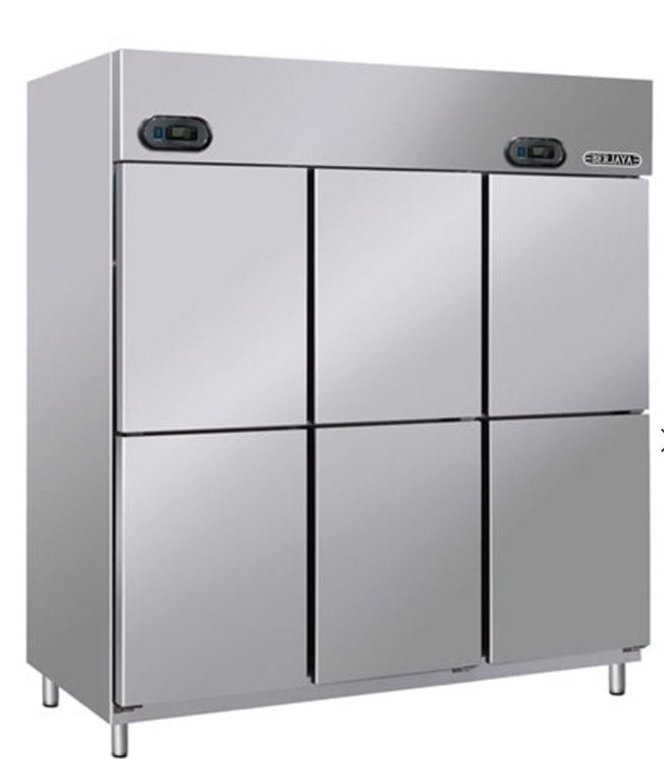 BERJAYA Commercial Refrigerator Dual Upright Chiller & Freezer 6 Door ...