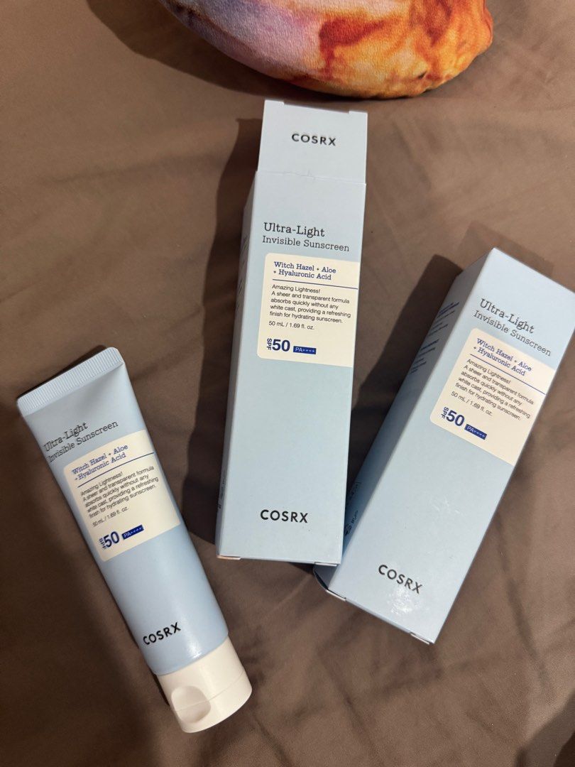 COSRX Ultra Light Invisible Sunscreen SPF 50+ PA++++ 50ml, Beauty & Personal Care, Face, Face ...