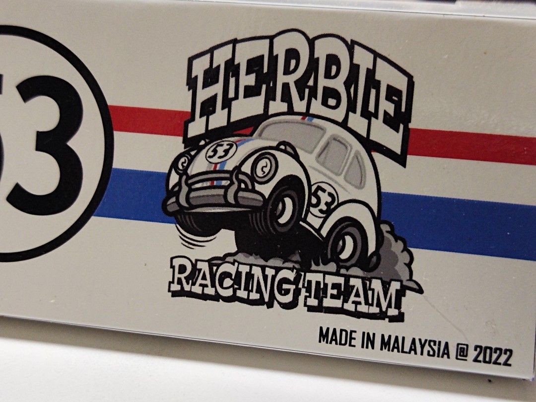 Custom Herbie Hot Wheels Vw T1 panel bus, Hobbies & Toys, Toys & Games ...