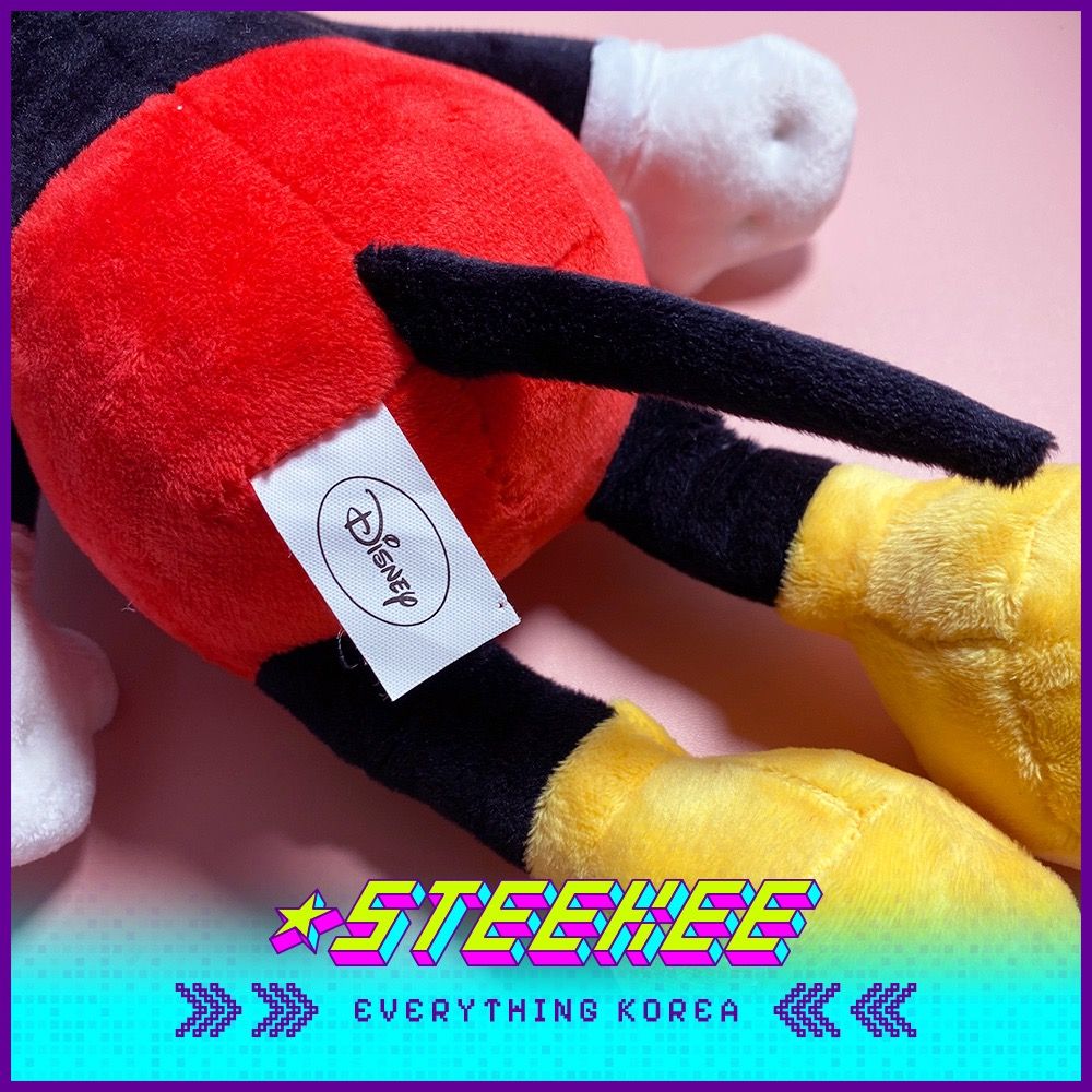 Daiso Disney Mickey Mouse Plush Soft Toy by Steekee Korea 2485, Hobbies ...