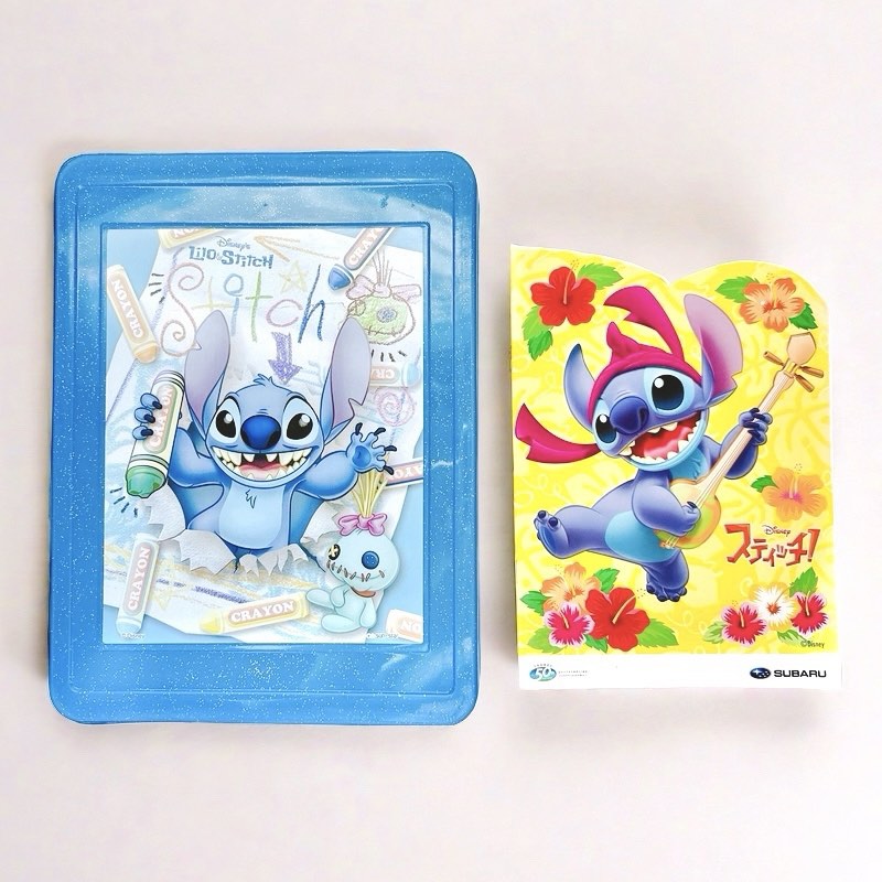 Disney Stitch A4 Thick File Box **Free Note Book, Hobbies & Toys ...