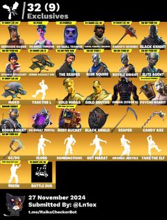 Fortnite account NFA, Video Gaming, Video Games, Others on Carousell