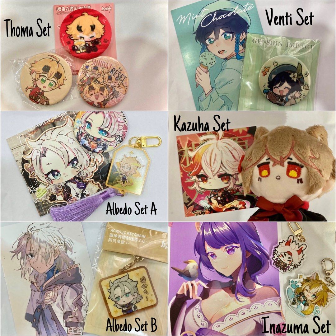 Genshin Merchandise (Official & Fan Made), Hobbies & Toys, Collectibles ...