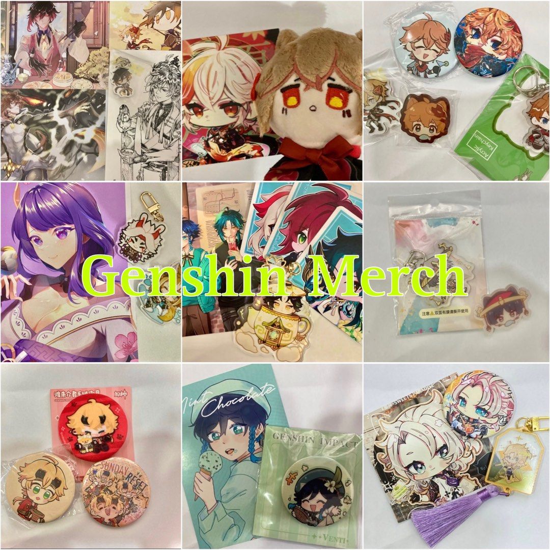 Genshin Merchandise (Official & Fan Made), Hobbies & Toys, Collectibles ...