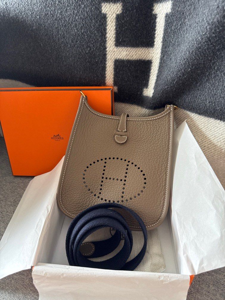 Hermes Mini Evelyn , Luxury, Bags & Wallets on Carousell