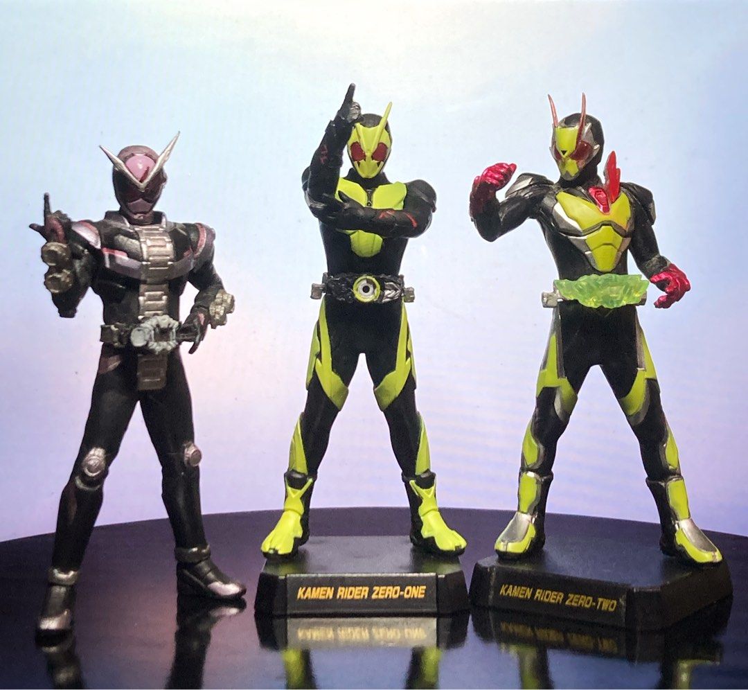 HG Gashapon Kamen Rider 01 Zero One 02 Zero Two Zio Zi-O, Hobbies & Toys, Toys & Games on Carousell