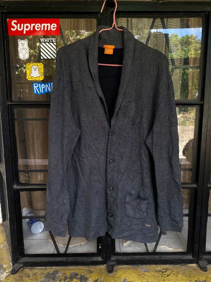 hugo boss cardigan, Men's Fashion, Coats, Jackets and Outerwear on ...