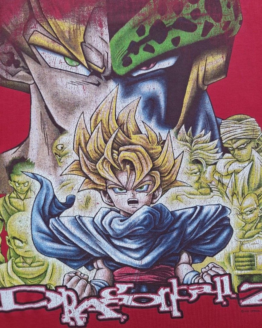 Kaos vintage dragon ball Z gohan vs cell anime not akira berserk studio ...