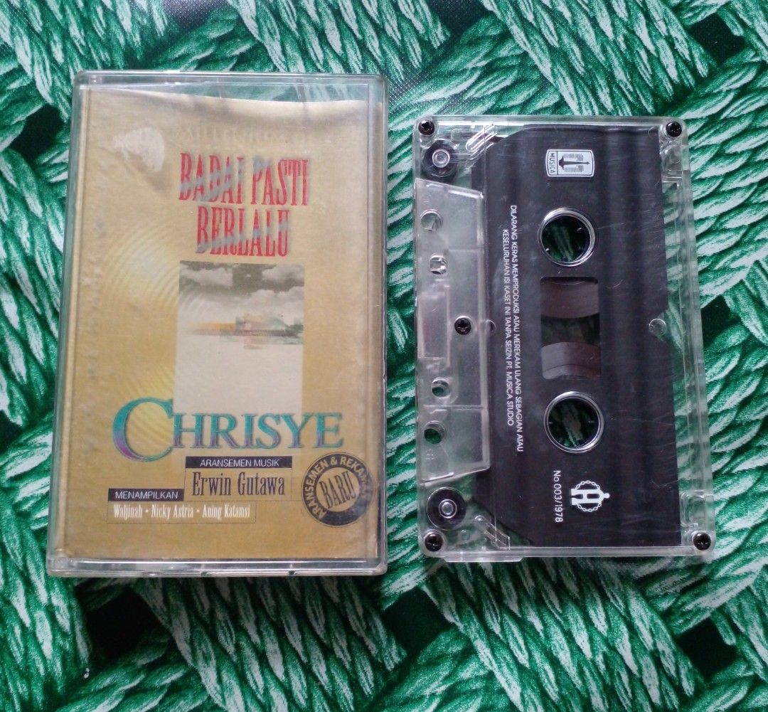 Kaset chrisye badai pasti berlalu, Hobbies & Toys, Music & Media, CDs & DVDs on Carousell