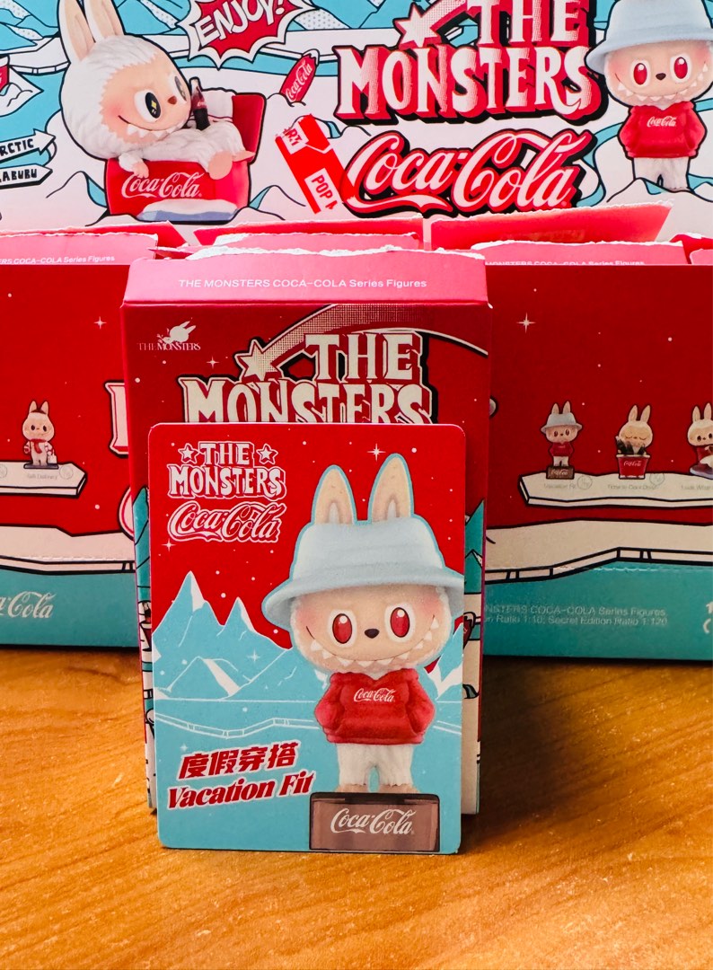 Labubu Coca Cola (Vacation Fit), Hobbies & Toys, Toys & Games on Carousell