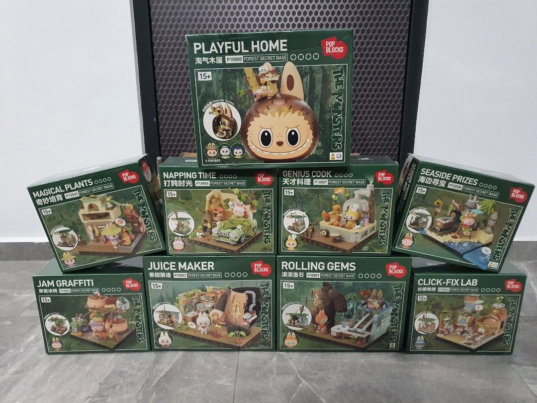 Labubu The Monsters Forest Secret Base Series 1 and 2, Hobbies & Toys ...
