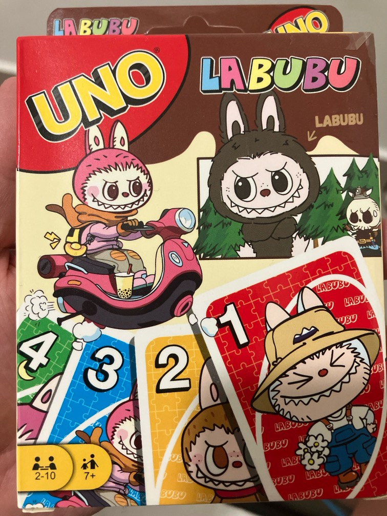 Labubu Uno, Hobbies & Toys, Toys & Games on Carousell
