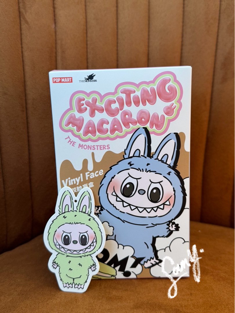 Labubu V1 - Green Grape, Hobbies & Toys, Toys & Games on Carousell