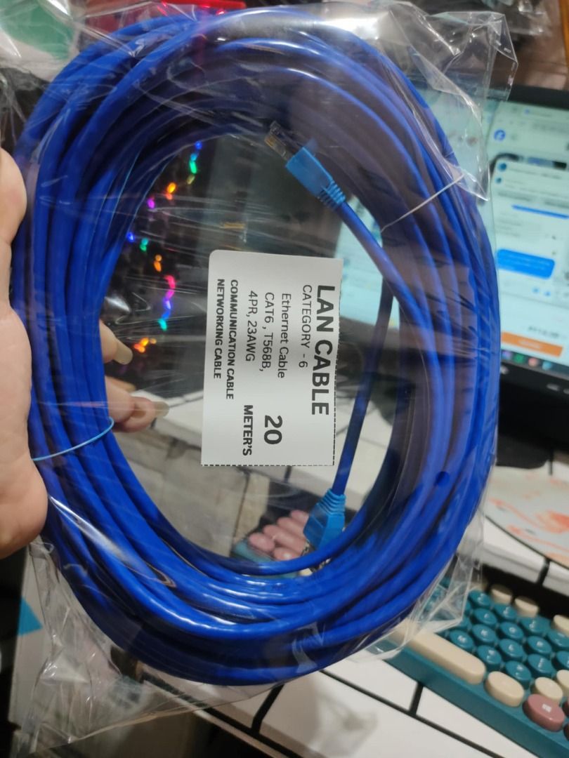 Lan Cable Networking Cables CAT6 10 meters - 100 meters ready to use ...