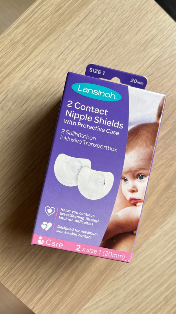 LANSINOH Contact Nipple Shields 20mm - Pelindung Puting Lecet 20mm, Bayi & Anak, Perawatan ...