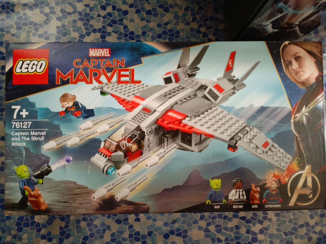 Lego 76127 Captain Marvel and the Skrull Attack, Hobbies & Toys, Toys ...