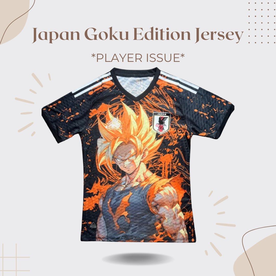 Limited Edition Japan National Team Goku Anime Edition Football Jersey ...