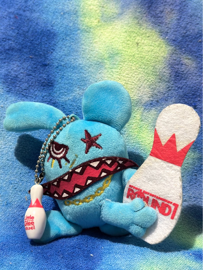 Little Glee Monster x Round 1 Keychain Key holder Bag Charm Japan Ani ...