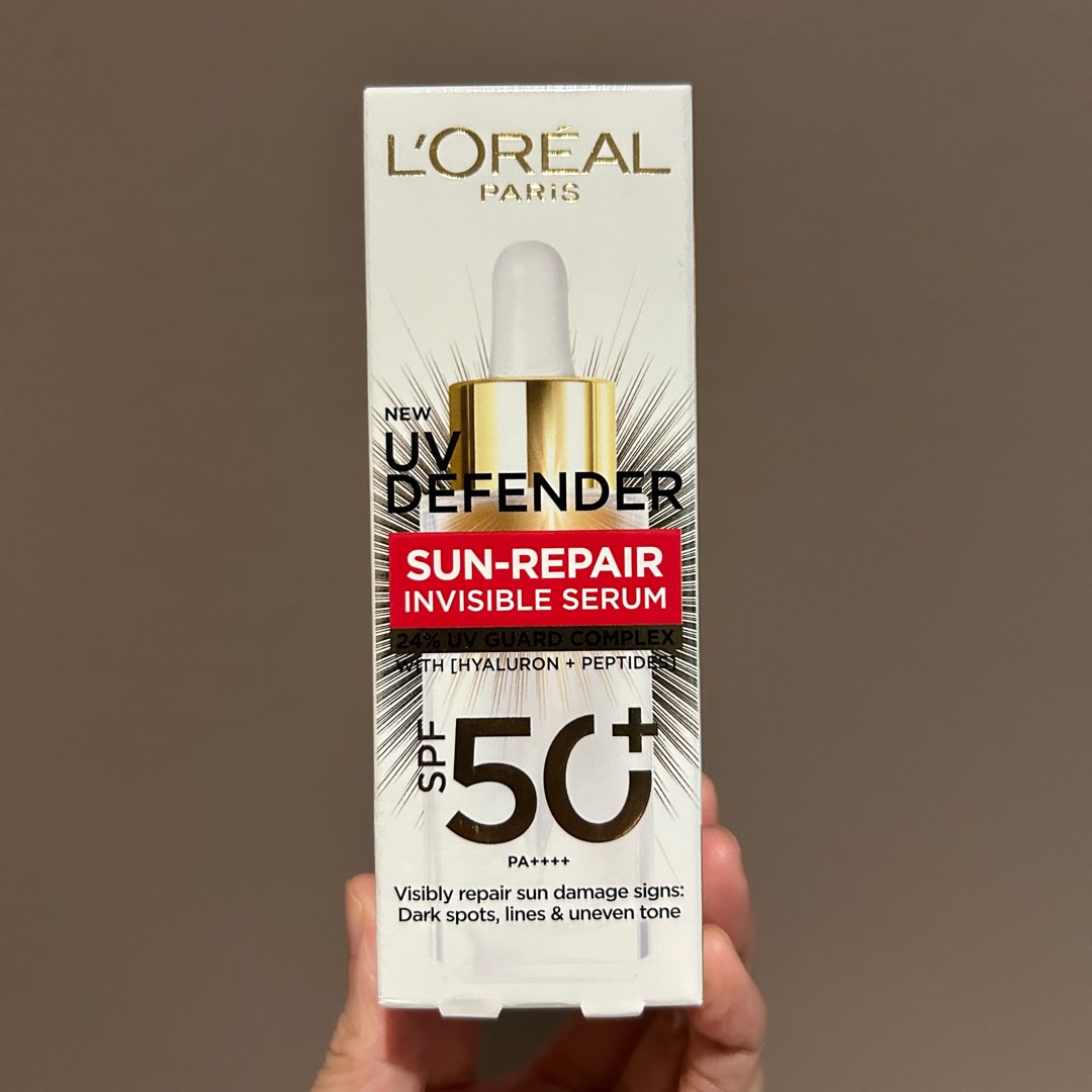 L’Oréal Paris UV Defender Sun-Repair Invisible Serum SPF50+ PA ...