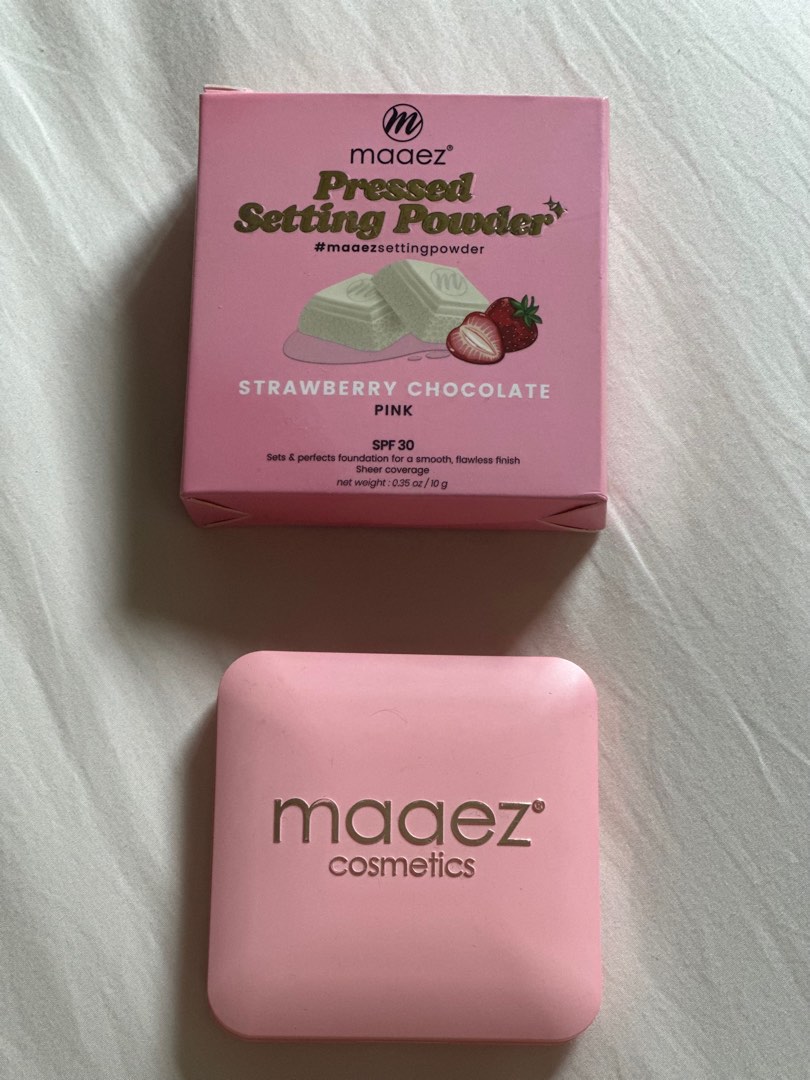 Maez Setting Powder Strawberry, Beauty & Personal Care, Face, Makeup on ...